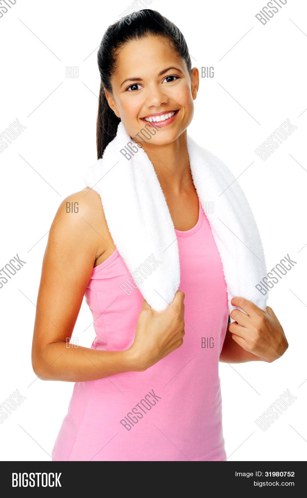 Healthy Fit Woman Gym Image & Photo (Free Trial) | Bigstock