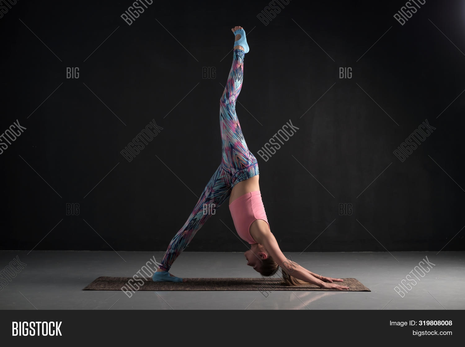 Woman Doing Downward Image & Photo (Free Trial) | Bigstock
