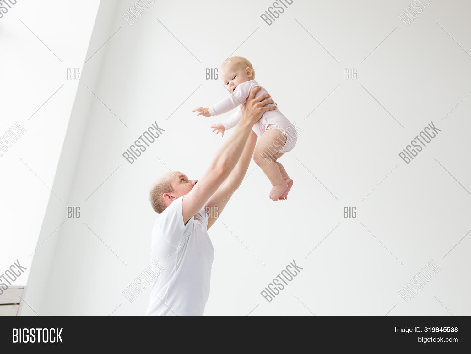 Father Lifting Baby Image & Photo (Free Trial) | Bigstock
