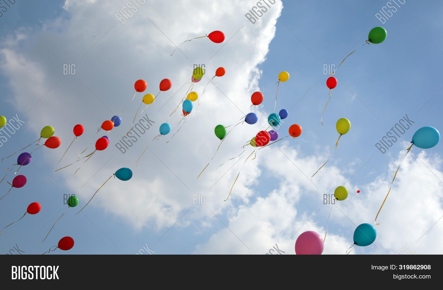 Many Colored Balloons Image & Photo (Free Trial) | Bigstock