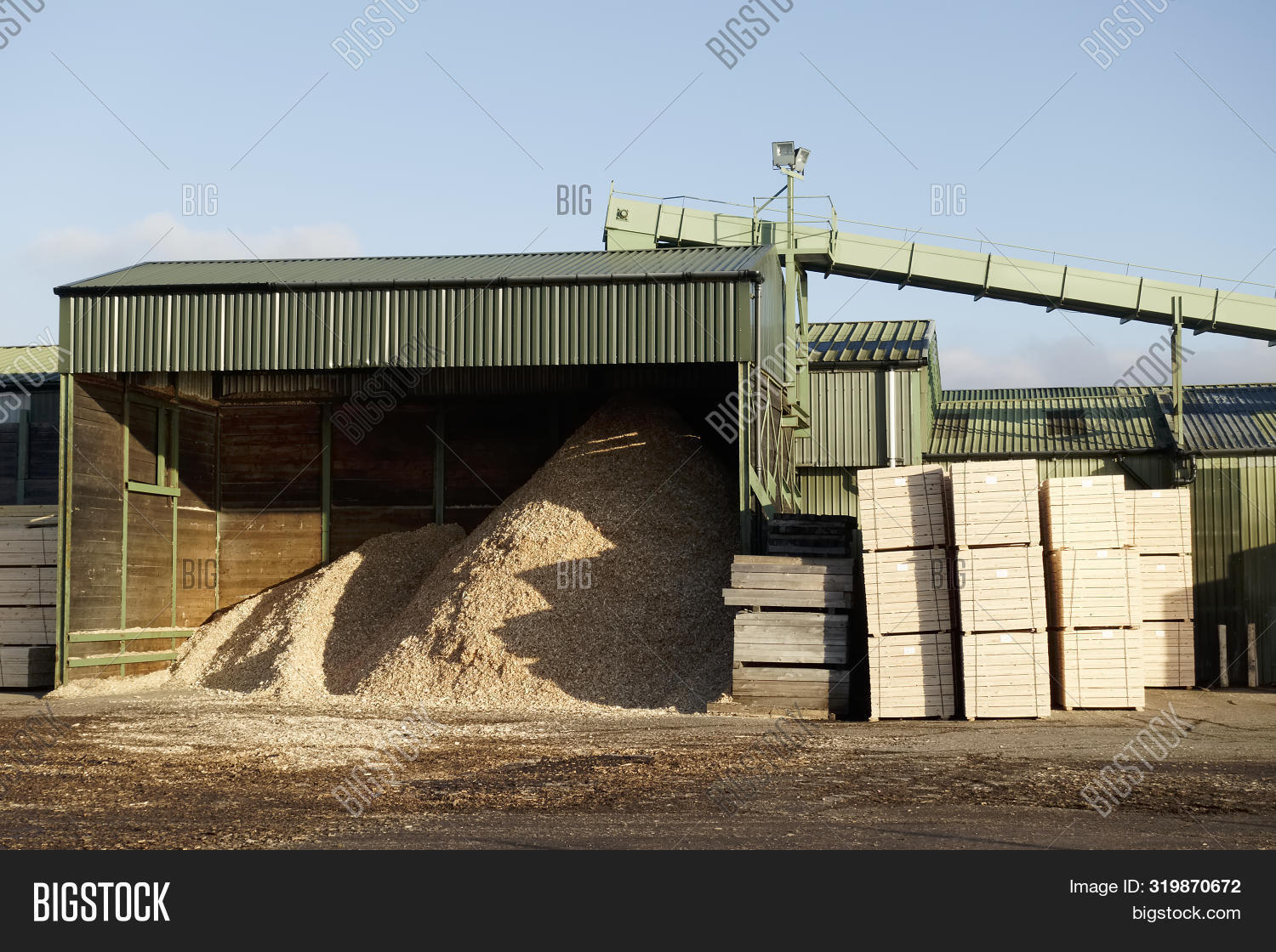 Wood Chips Pellets Image & Photo (Free Trial) | Bigstock