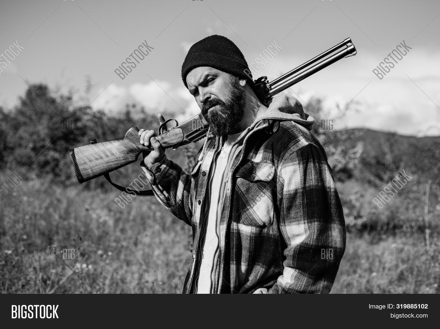 Hunter Shotgun Gun On Image & Photo (Free Trial) | Bigstock