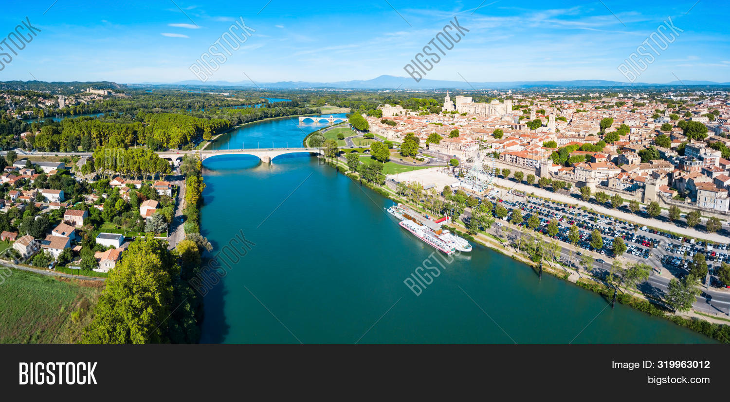 Rhone River Aerial Image & Photo (Free Trial) | Bigstock