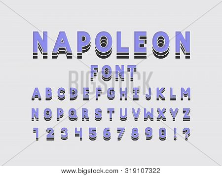 Napoleon Font. Vector Vector & Photo (Free Trial) | Bigstock