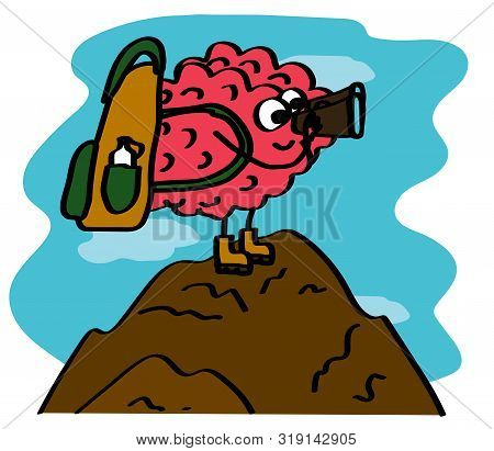 Brain Stands On Vector & Photo (Free Trial) | Bigstock