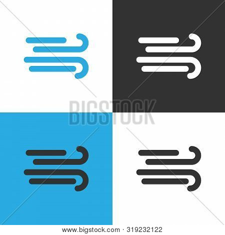 Wind Weather Icon. Vector & Photo (Free Trial) | Bigstock