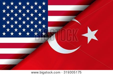 Flags Usa Turkey Image & Photo (Free Trial) | Bigstock