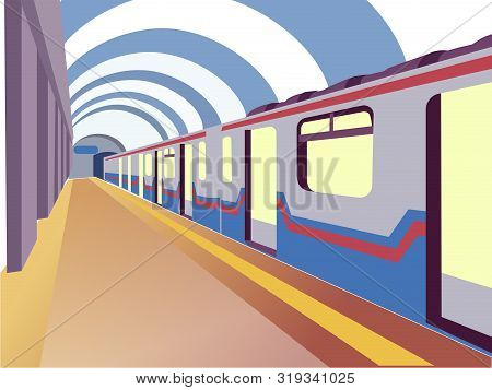 Underground. Train Vector & Photo (Free Trial) | Bigstock