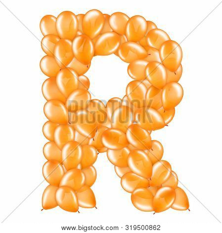 Orange Letter R Helium Image & Photo (Free Trial) | Bigstock