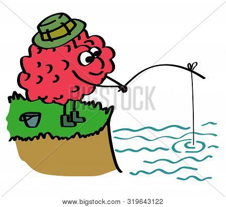 Brain Fishing Vector & Photo (Free Trial) | Bigstock