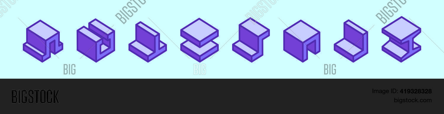 Set Girder Cartoon Vector & Photo (Free Trial) | Bigstock