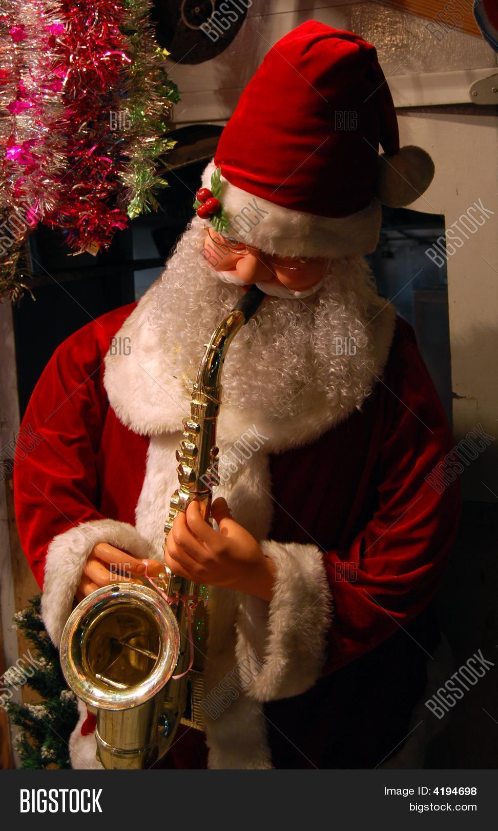 Santa En Saxophone Image & Photo (Free Trial) | Bigstock