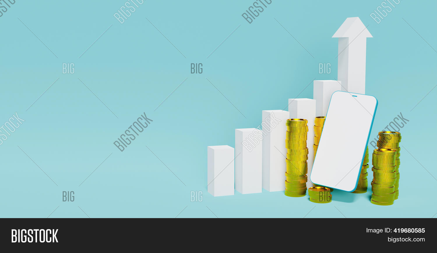 Banner Rising Bar Image & Photo (Free Trial) | Bigstock