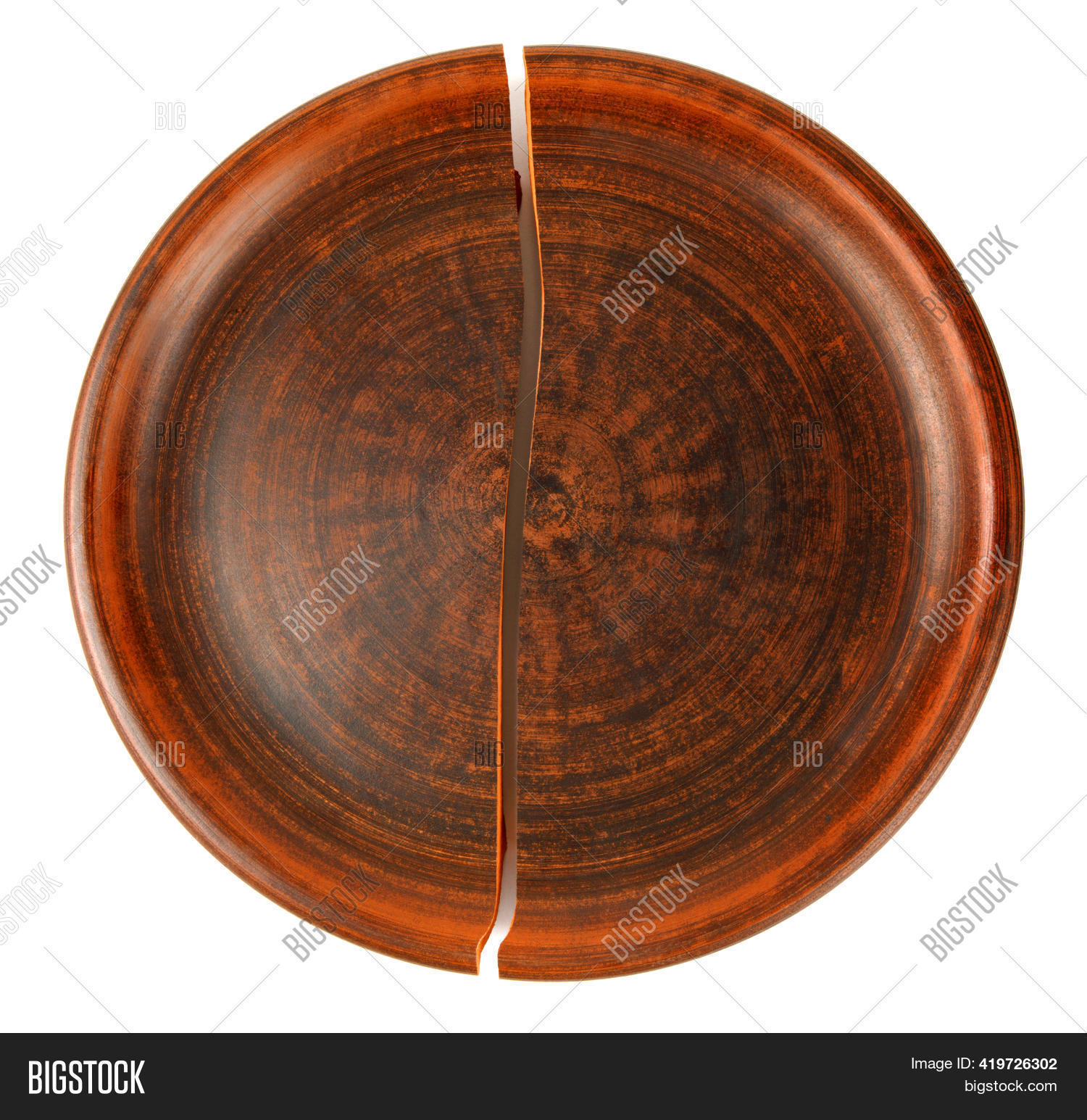 Split Clay Plate Image & Photo (Free Trial) | Bigstock