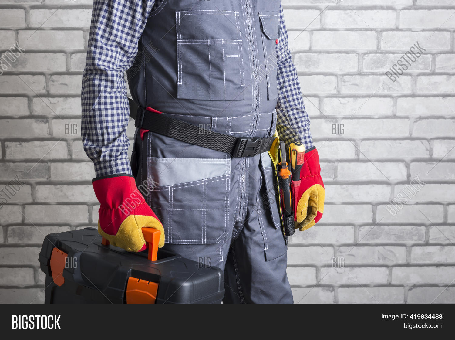 Repairman Ready Work. Image & Photo (Free Trial) | Bigstock