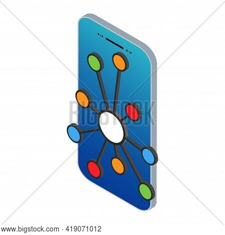 Hub Isometric Network Vector & Photo (Free Trial) | Bigstock