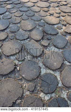 Wooden Pavement Made Image & Photo (Free Trial) | Bigstock