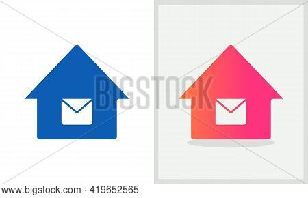 Message House Logo Vector & Photo (Free Trial) | Bigstock