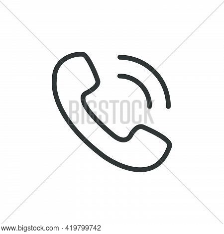 Phone Call Icon. Vector & Photo (Free Trial) | Bigstock