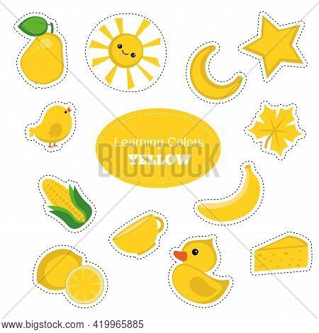 Yellow Objects. Vector & Photo (Free Trial) | Bigstock