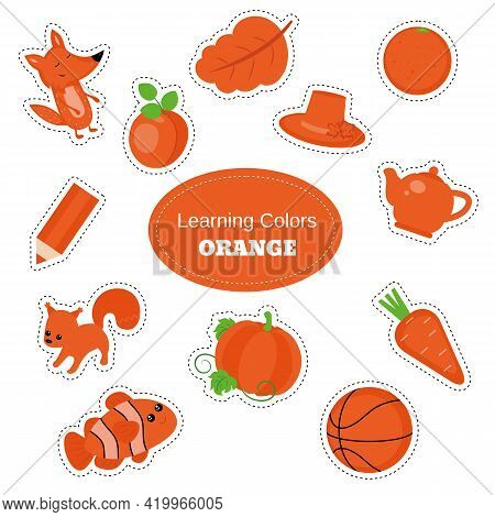 Orange Objects. Vector & Photo (Free Trial) | Bigstock