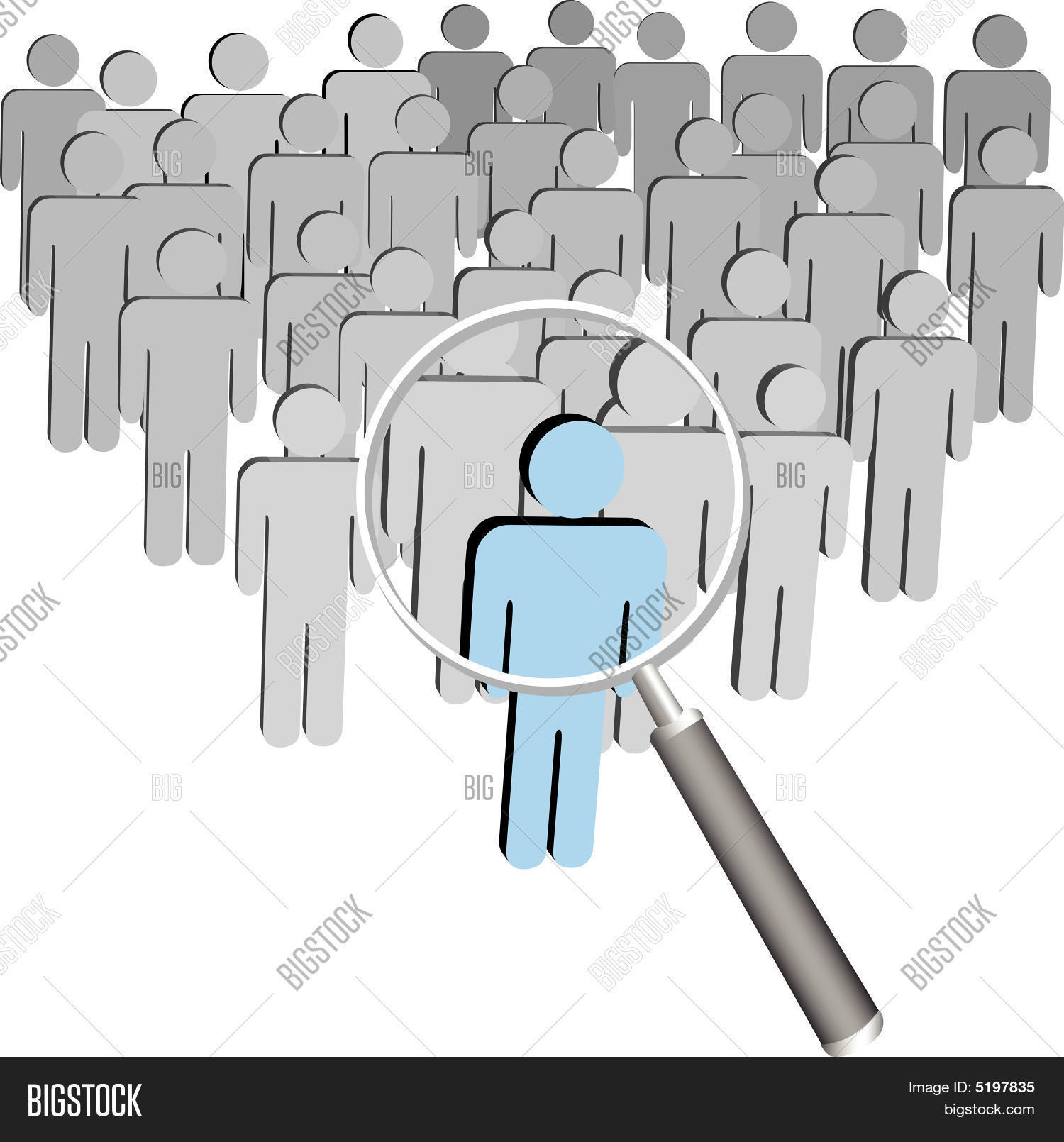 Vector y foto Lupa Persona Bú (prueba gratis) | Bigstock