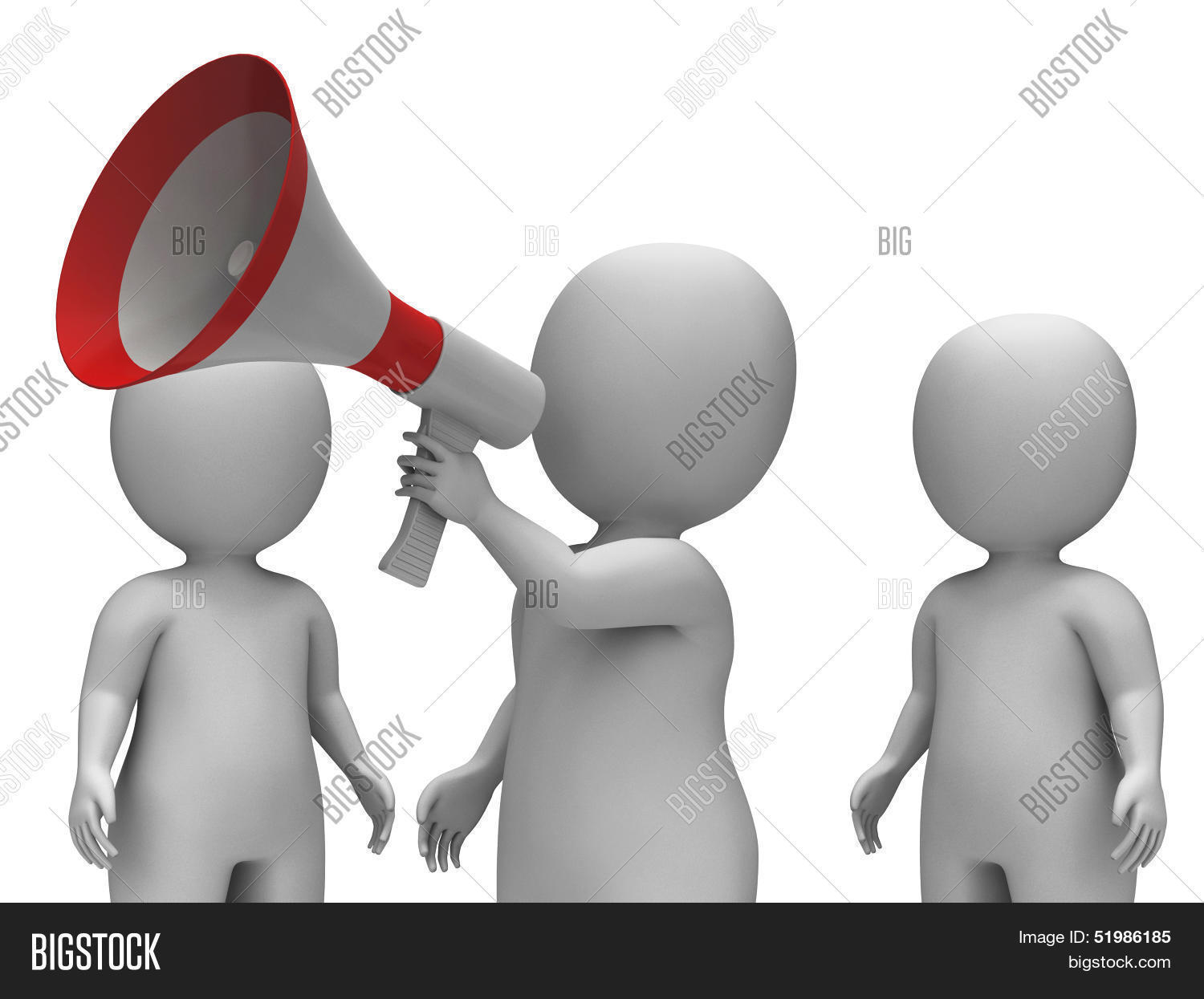 Loud Hailer Character Image & Photo (Free Trial) | Bigstock