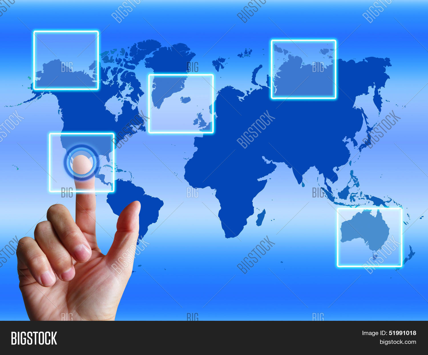 World Map Finger Shows Image & Photo (Free Trial) | Bigstock
