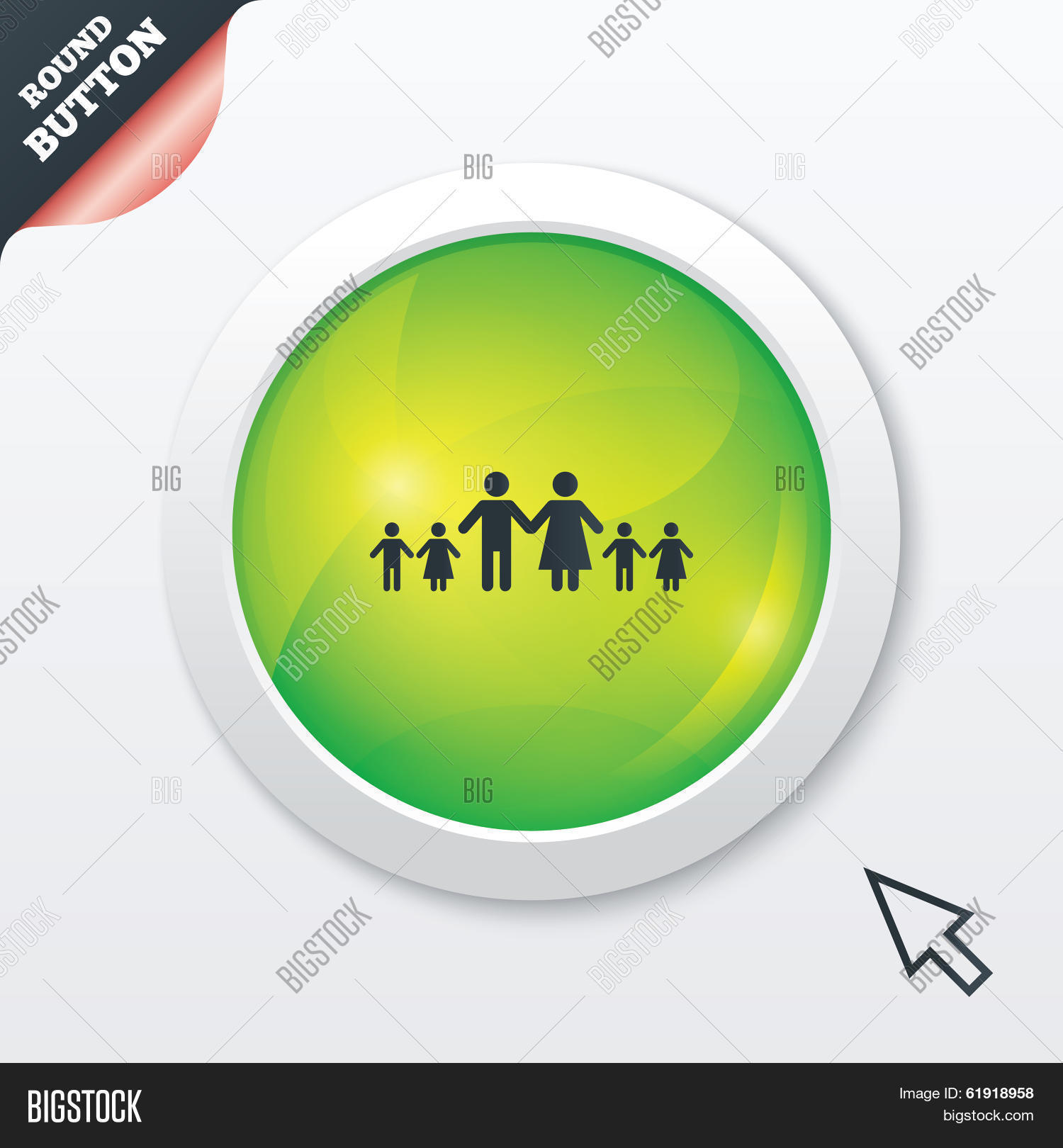 Complete Large Family Vector & Photo (Free Trial) | Bigstock