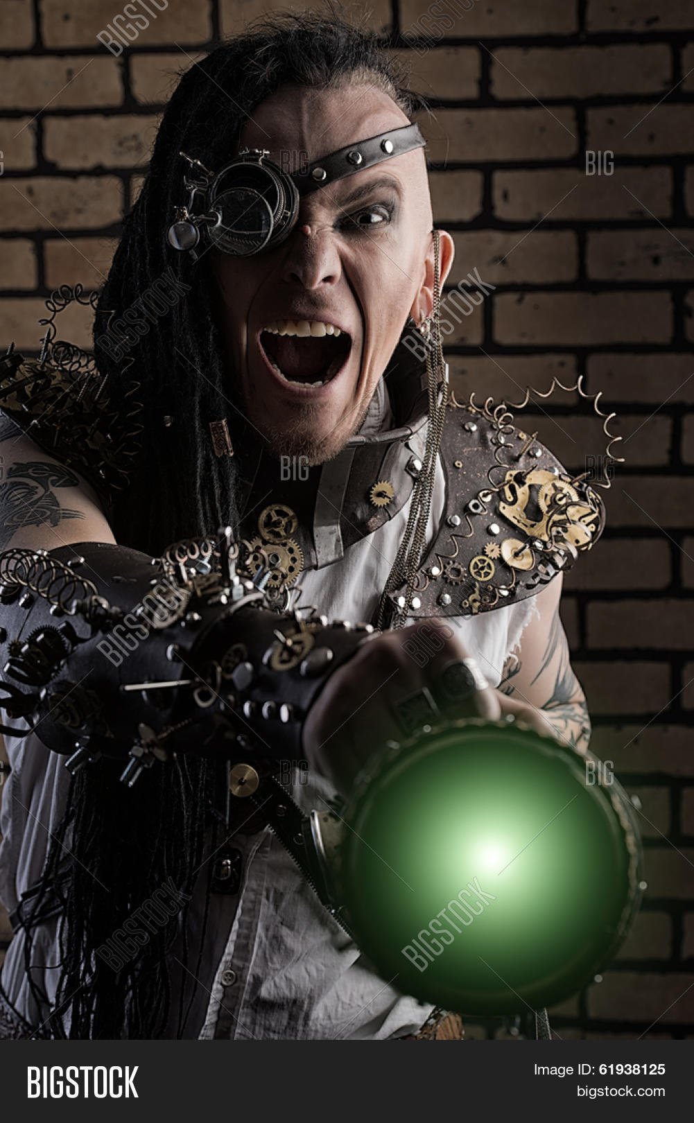 Portrait Steampunk Man Image & Photo (Free Trial) | Bigstock
