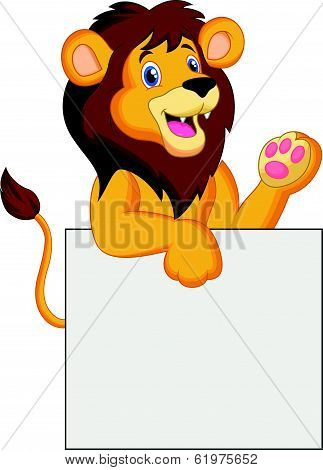 Happy Lion Cartoon Vector & Photo (Free Trial) | Bigstock