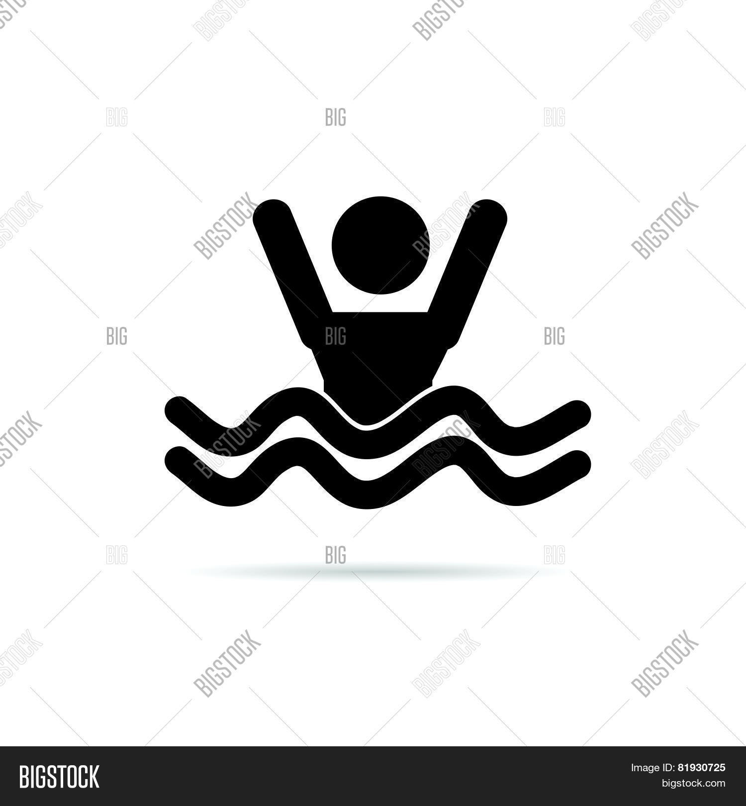 Man Sea Icon Vector Vector & Photo (Free Trial) | Bigstock