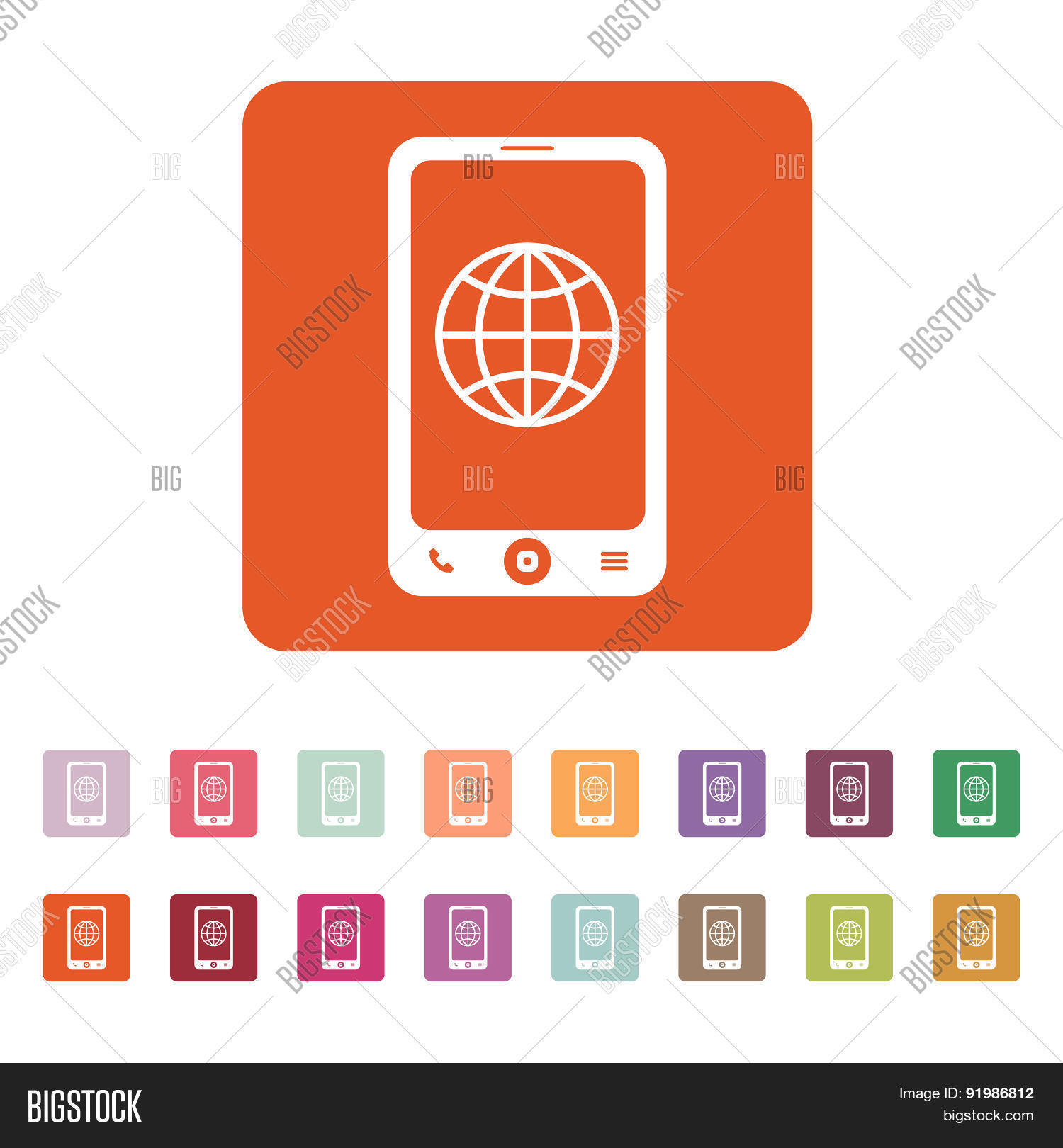 Phone Icon. Network Vector & Photo (Free Trial) | Bigstock