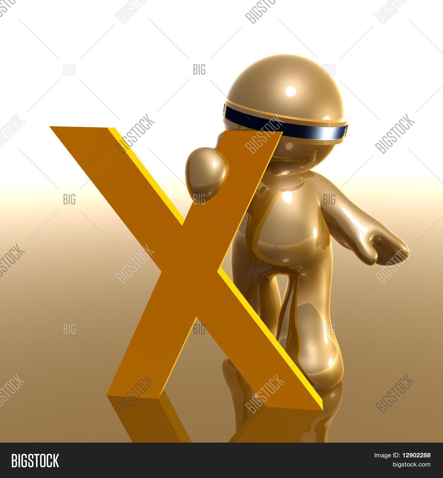 3d Little Icon X Sign Image & Photo (Free Trial) | Bigstock