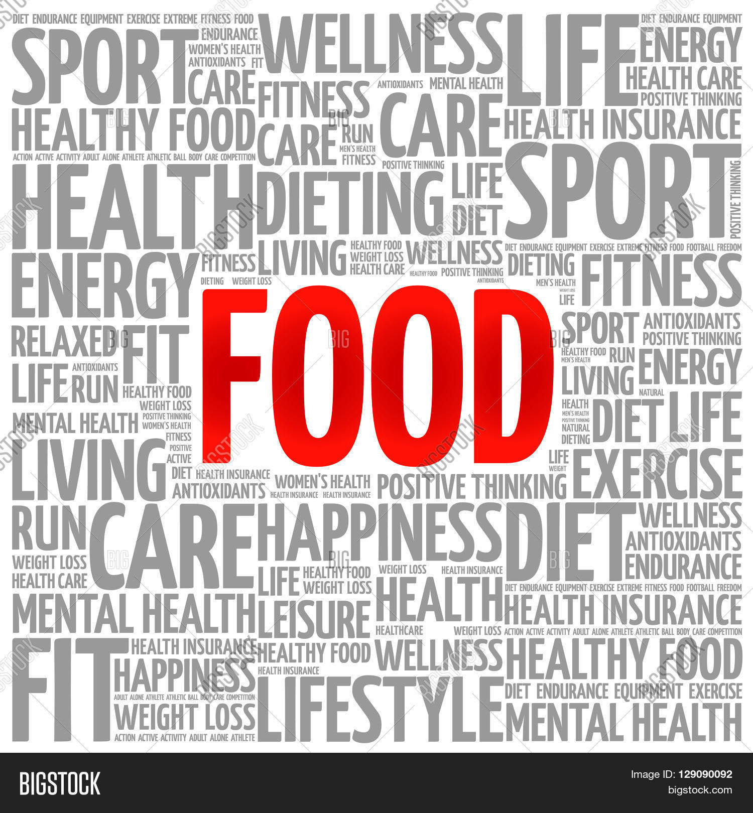 FOOD Word Cloud Image & Photo (Free Trial) | Bigstock