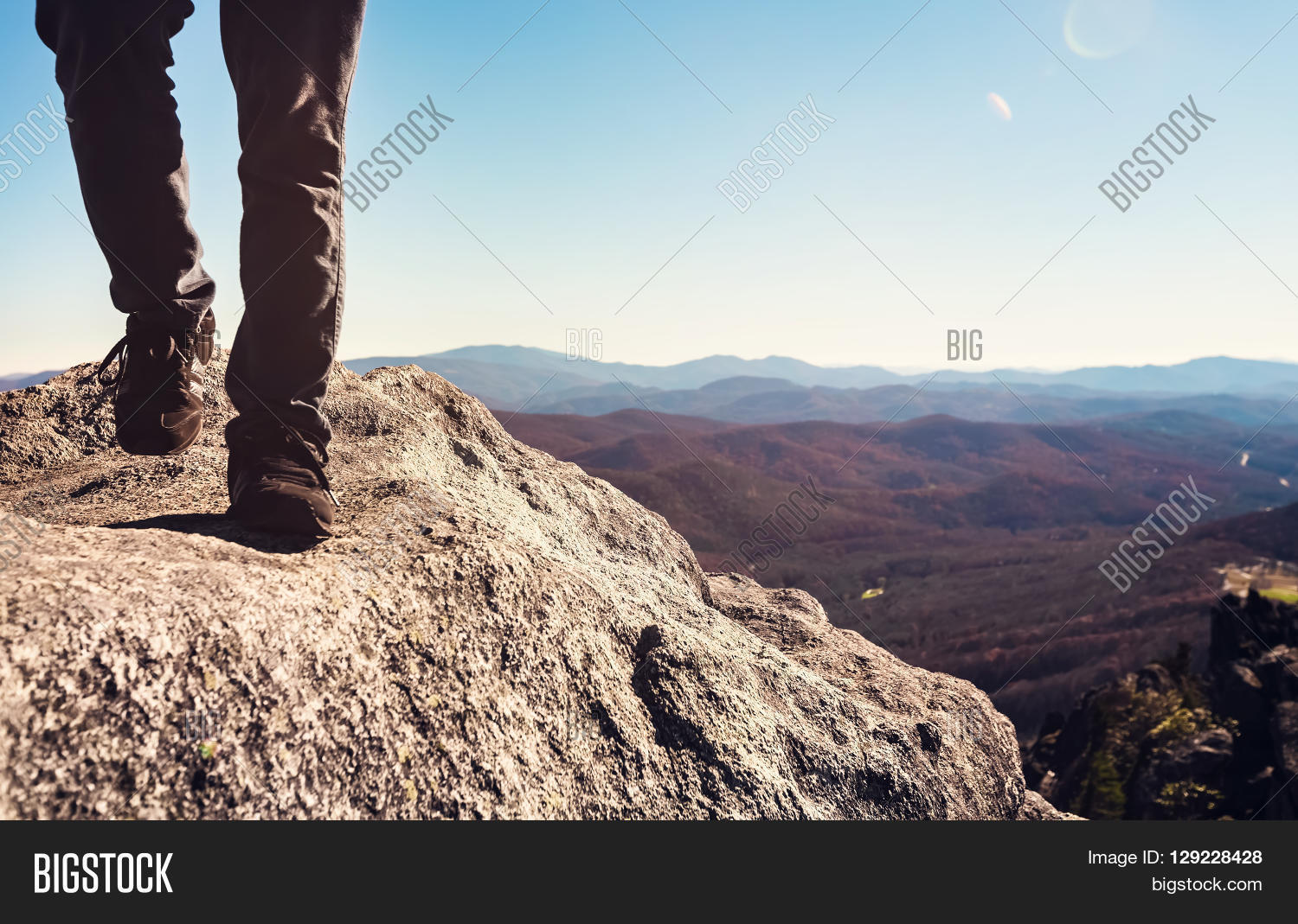 Man Walking On Edge Image & Photo (Free Trial) | Bigstock