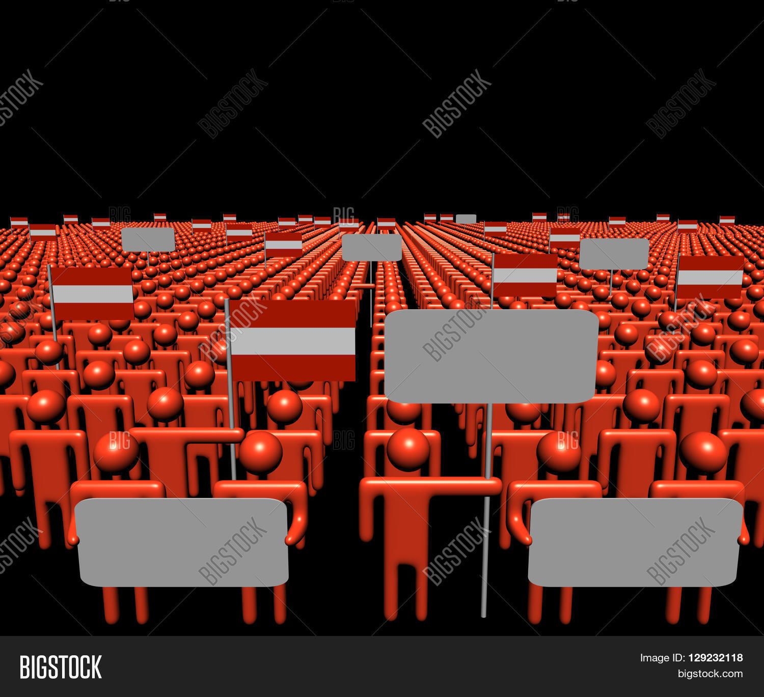 Crowd People Signs Image & Photo (Free Trial) | Bigstock