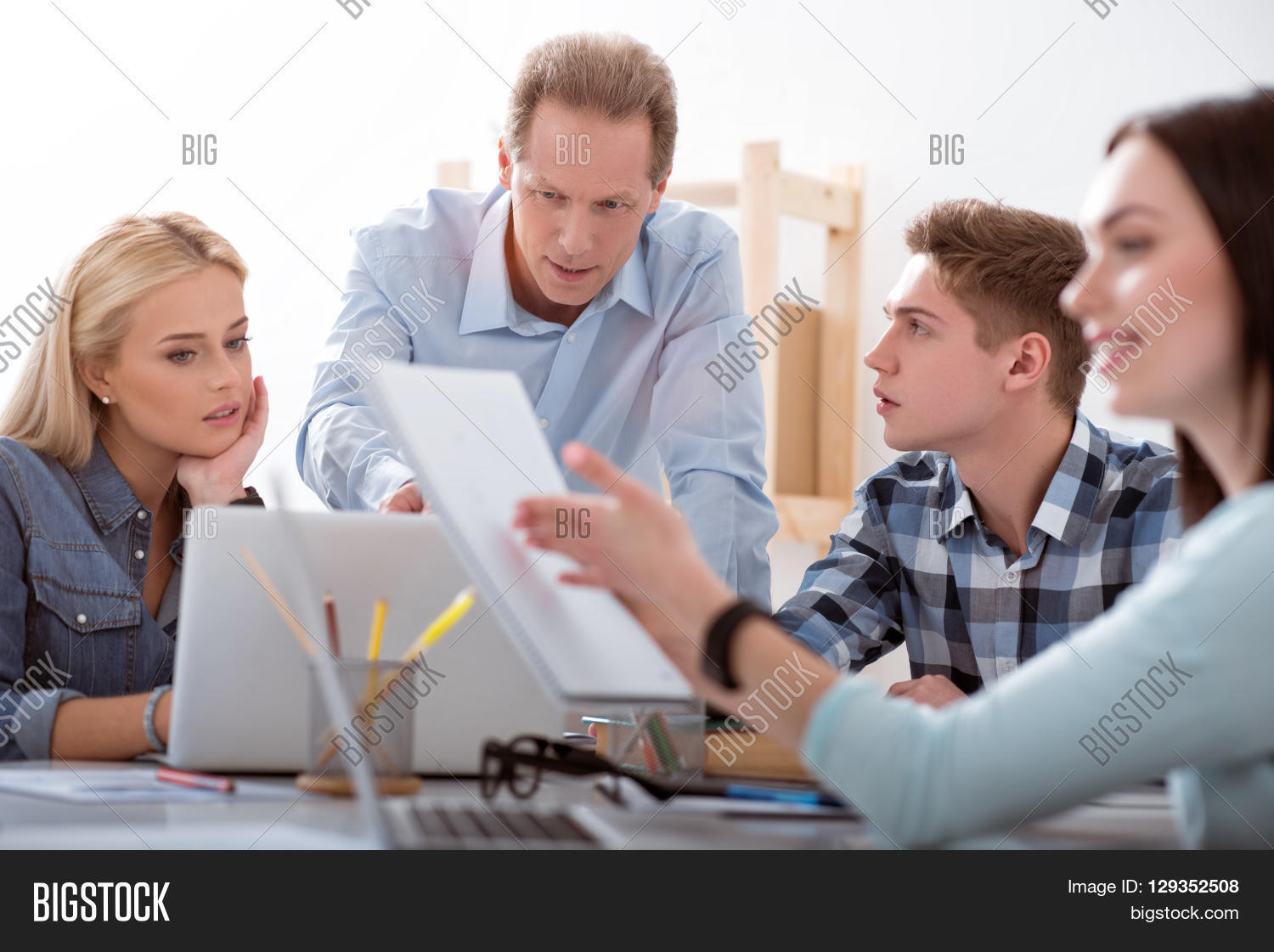 Concentrated Serious Image & Photo (Free Trial) | Bigstock