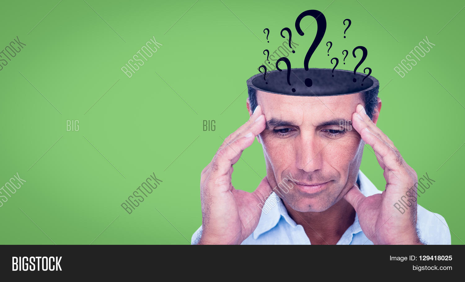 Handsome Man Thinking Image & Photo (Free Trial) | Bigstock