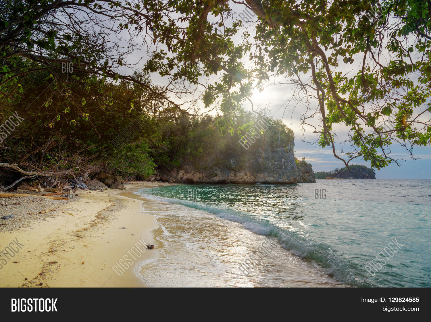 Deserted Beach On Image & Photo (Free Trial) | Bigstock