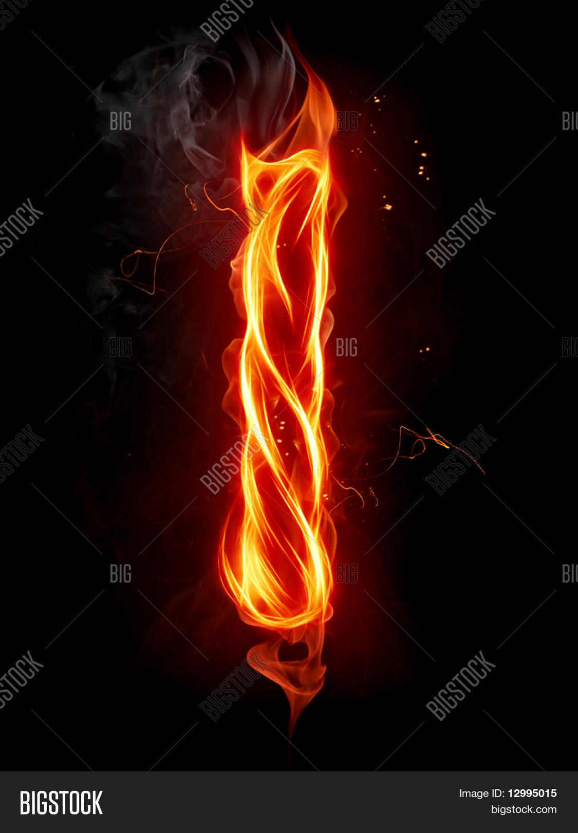 Fire Letter Image & Photo (Free Trial) | Bigstock