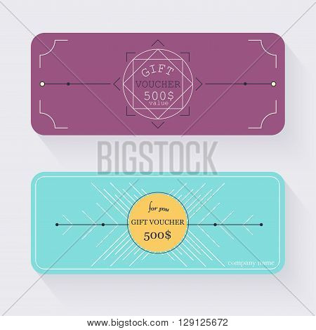 Gift Voucher Template Vector & Photo (Free Trial) | Bigstock