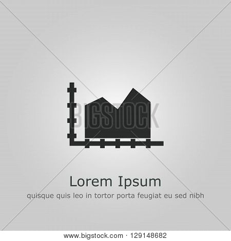 Area Chart Icon Vector & Photo (Free Trial) | Bigstock