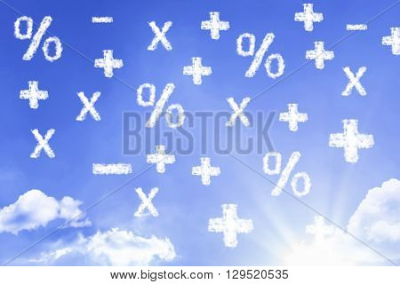 Maths Symbols Cloud Image & Photo (Free Trial) | Bigstock