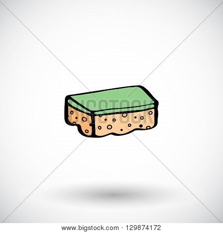 Sponge Sketch. Hand- Vector & Photo (Free Trial) | Bigstock