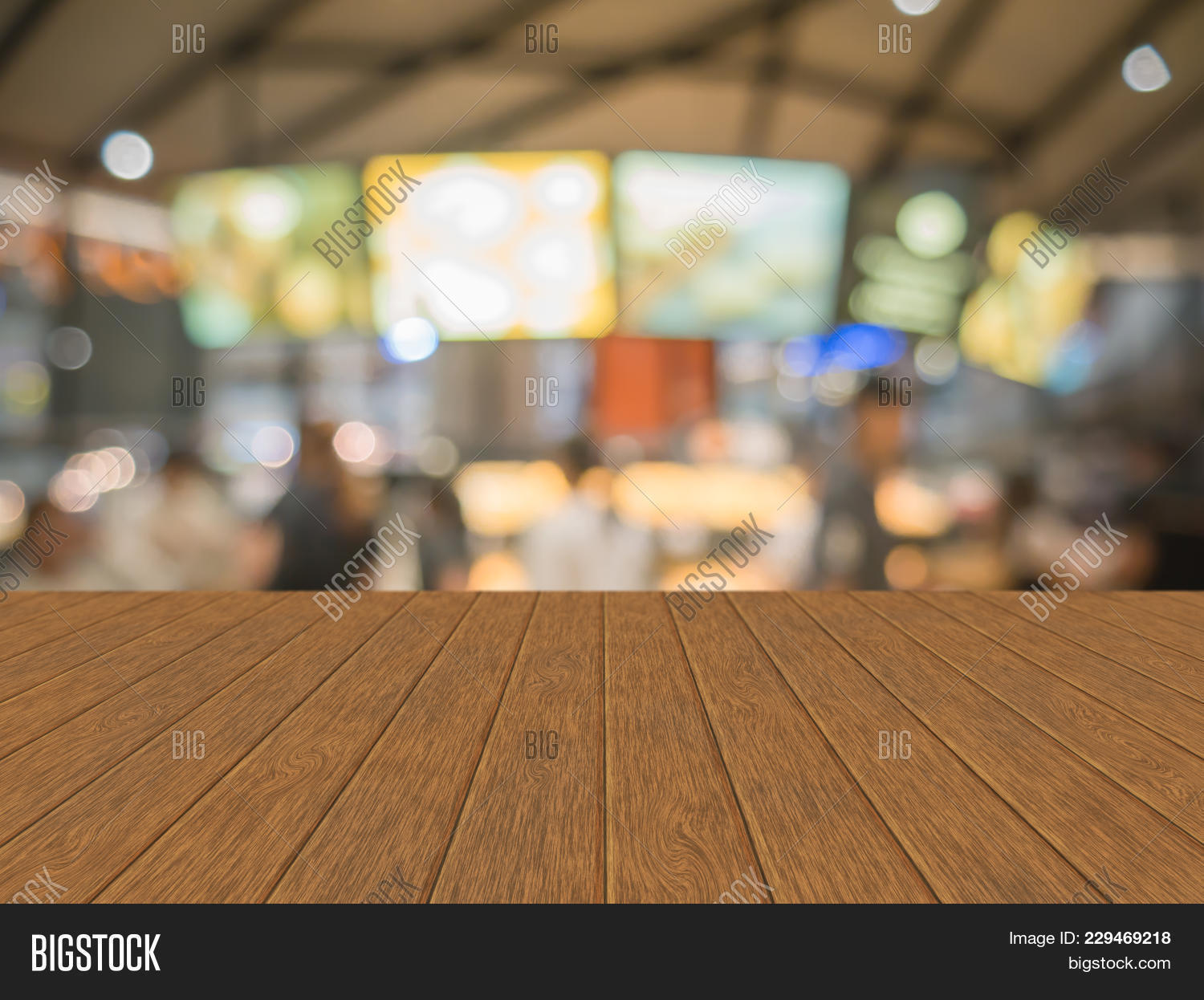 Empty Wood Table Top Image & Photo (Free Trial) | Bigstock
