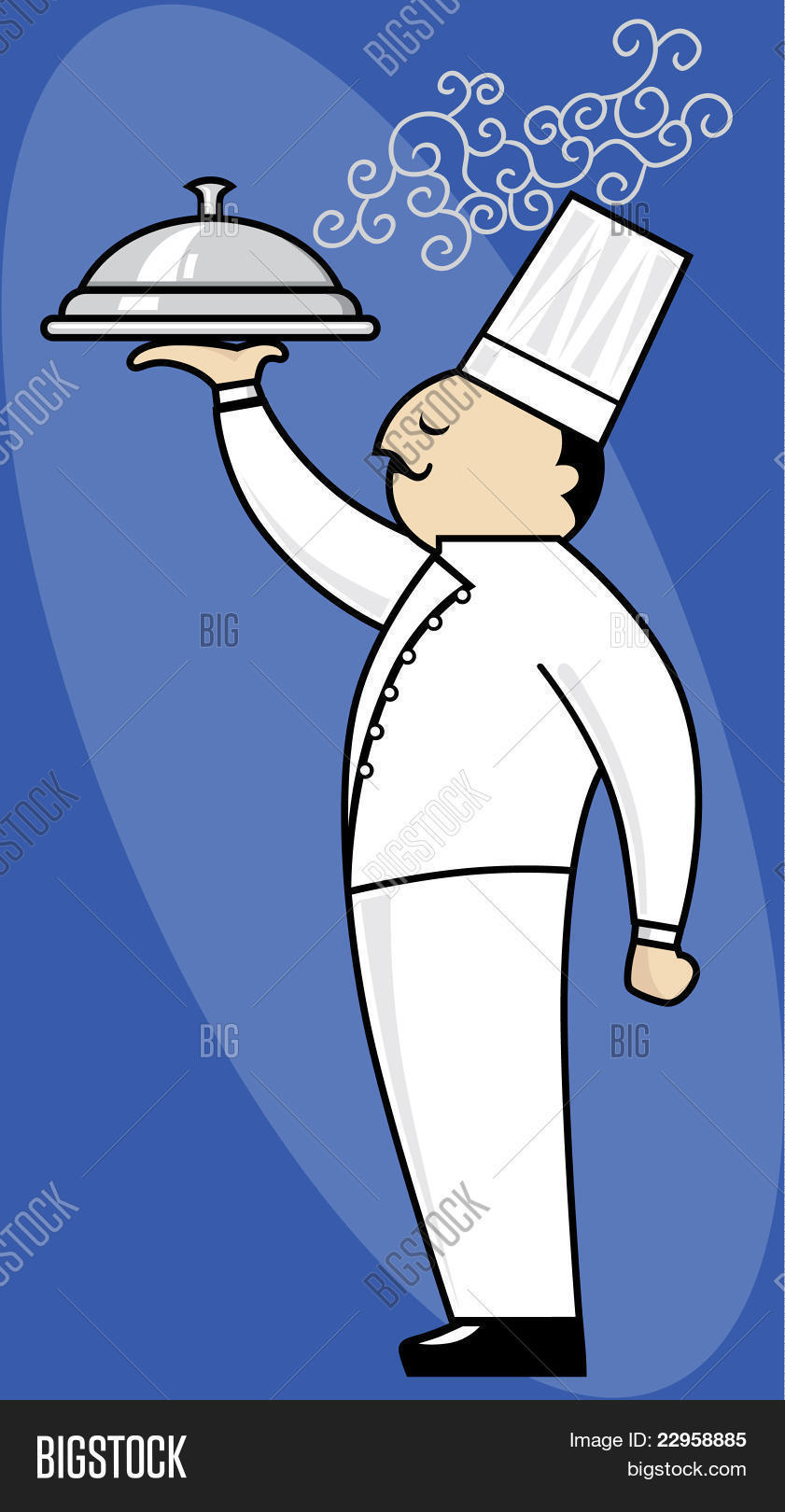 Chef Serving Vector & Photo (Free Trial) | Bigstock