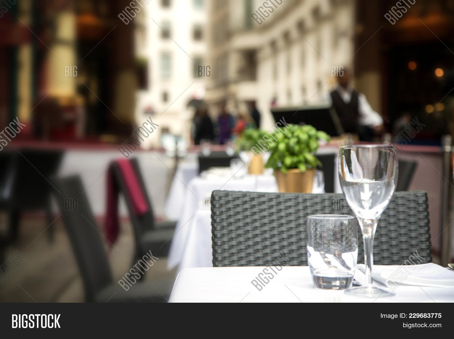Table Setting Wine Image And Photo Free Trial Bigstock
