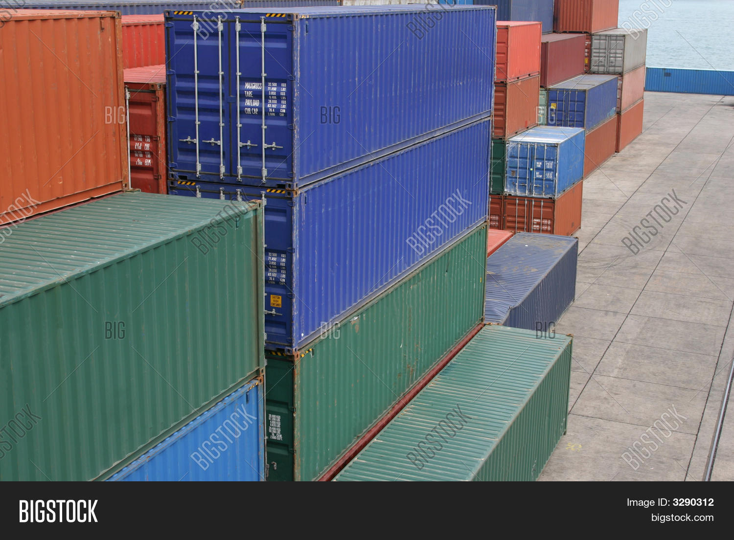Shipping Containers Image & Photo (Free Trial) | Bigstock