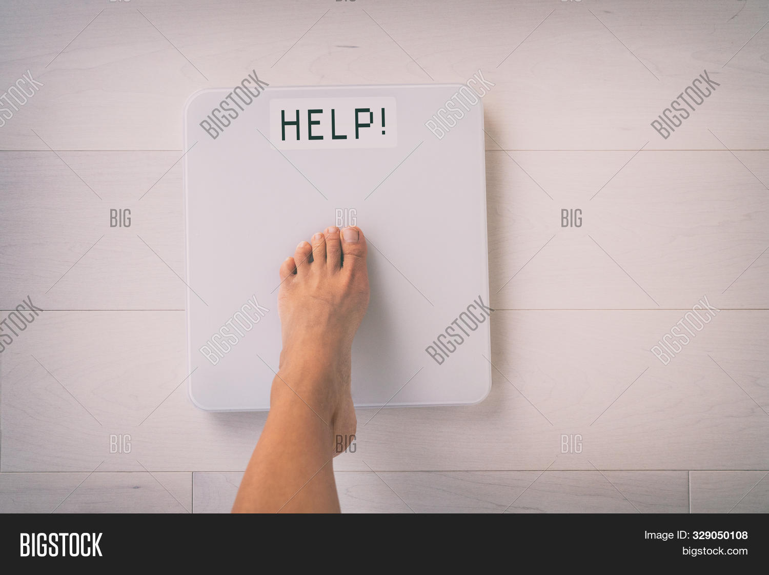 HELP Weight Loss Scale Image & Photo (Free Trial) | Bigstock